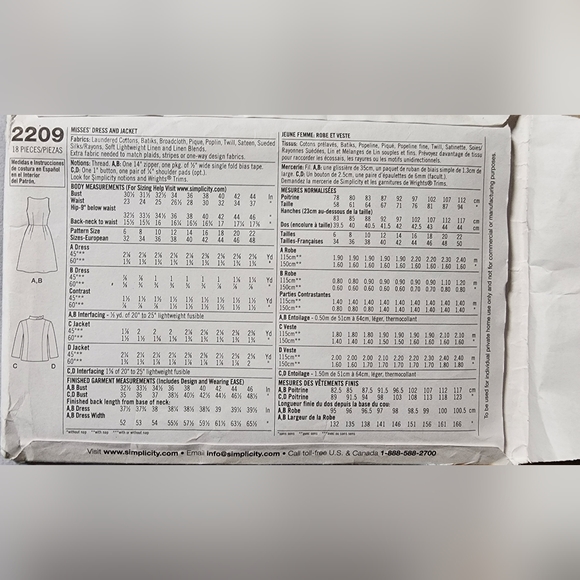 Simplicity | Other | Simplicity Coordinates Sewing Pattern | Poshmark